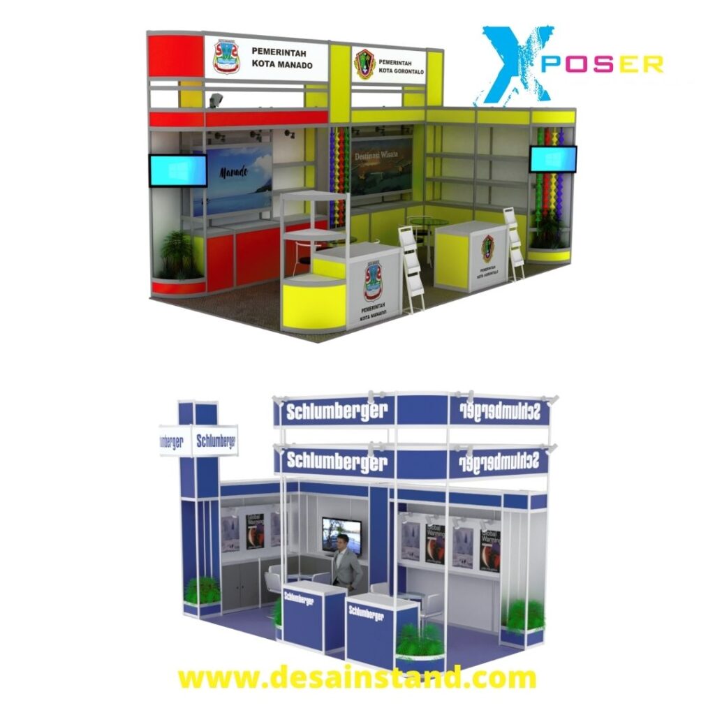 Spesial System booth allumunium R8 - Desainstand