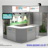 Desain booth System Partisi R8 - Desainstand